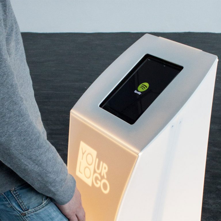 Flux Tablet Tower Hvit - SaturnExpo